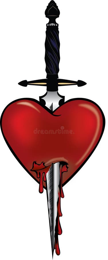 Heart With A Dagger Royalty Free Stock Photo - Image: 11214515
