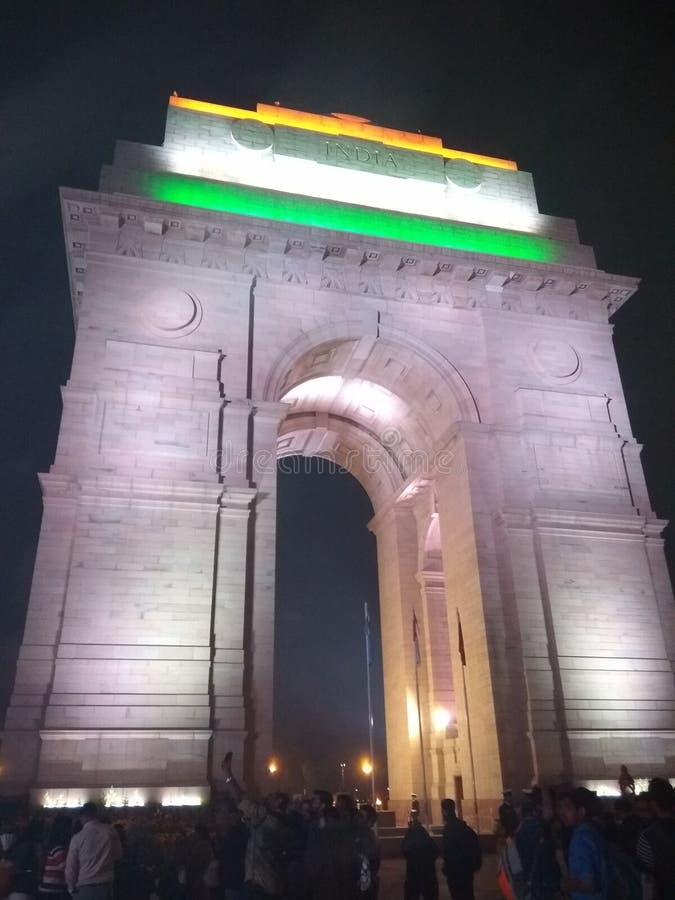 Heart of delhi indiagate editorial image. Image of form - 152555300