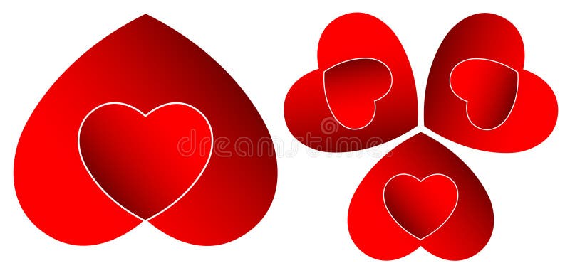 Heart designs stock vector. Illustration of icon, love - 19450135