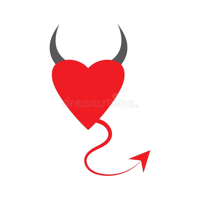 Devil Heart Logo Stock Illustrations – 921 Devil Heart Logo Stock ...