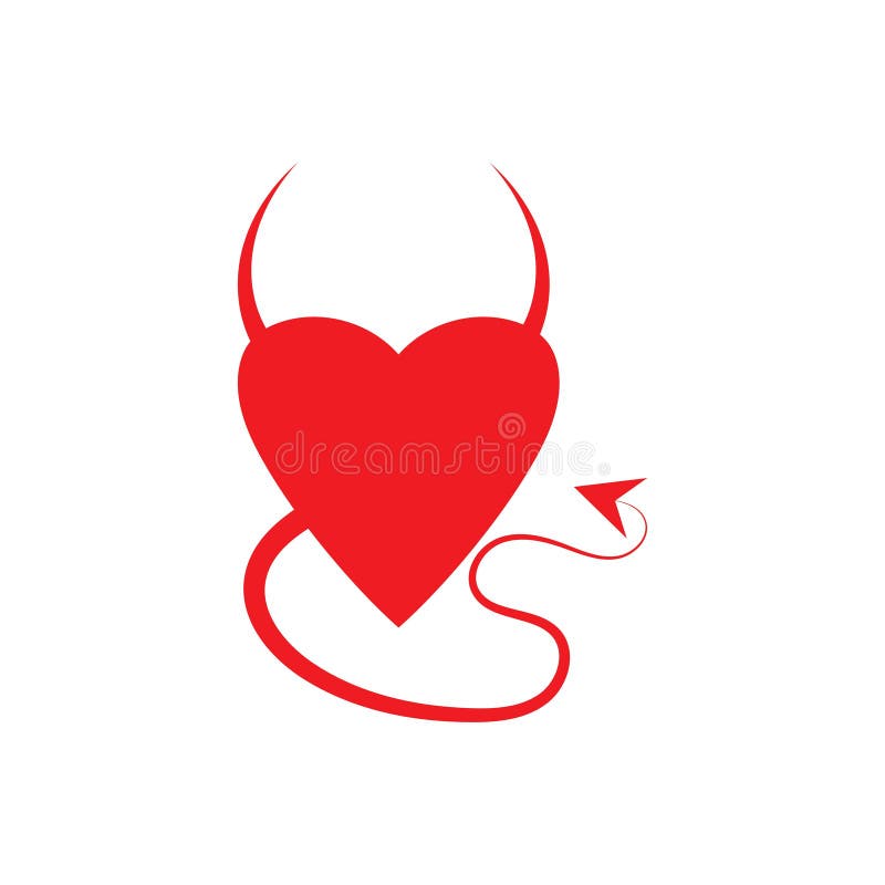 Devil Heart Logo Stock Illustrations – 921 Devil Heart Logo Stock ...