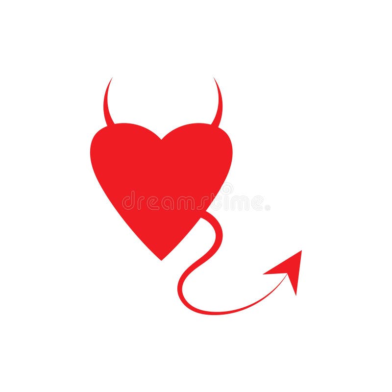 Devil Heart Logo Stock Illustrations – 921 Devil Heart Logo Stock ...