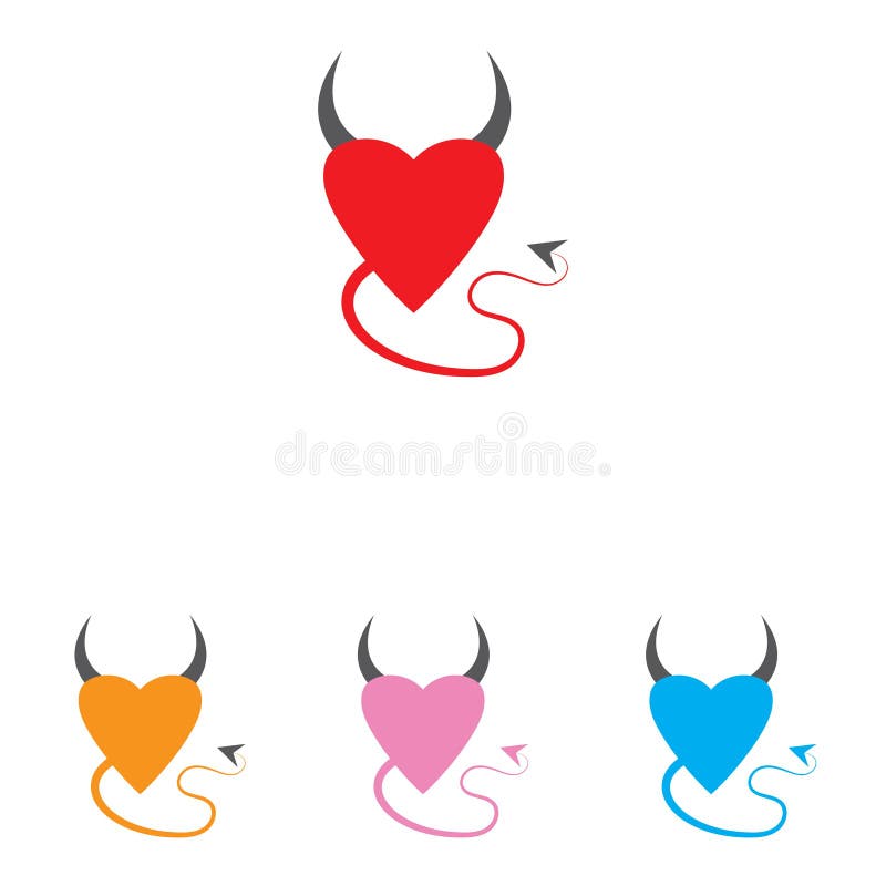 Devil Heart Logo Stock Illustrations – 921 Devil Heart Logo Stock ...