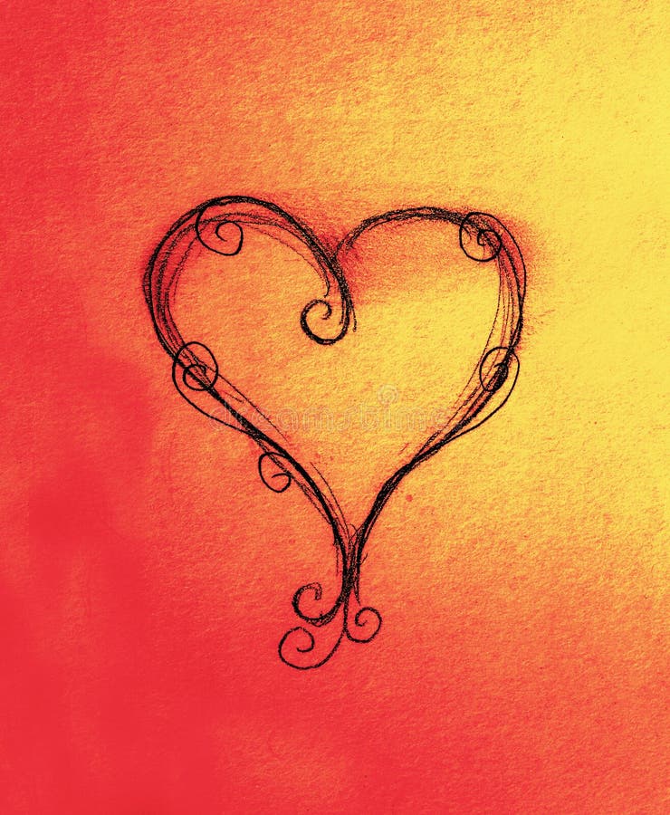 Pencil Art Love Heart