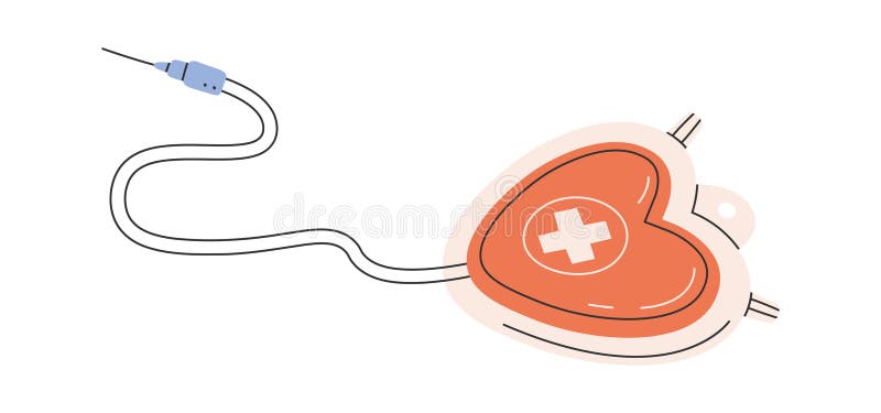 Heart Drop Counter with Blood Stock Illustration - Illustration of ...