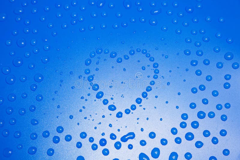 Heart from drops stock image. Image of bright, heart - 28485547