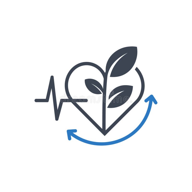 Heart Ecosystem Icon stock vector. Illustration of symbol - 361752865