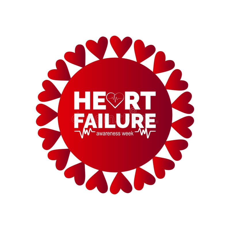 February is Heart Failure Awareness Week. Stock Vector - Illustration ...
