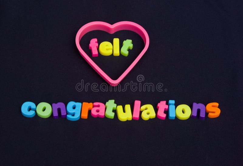 Congratulations on Your Success. Stock Image - Image of compliment ...
