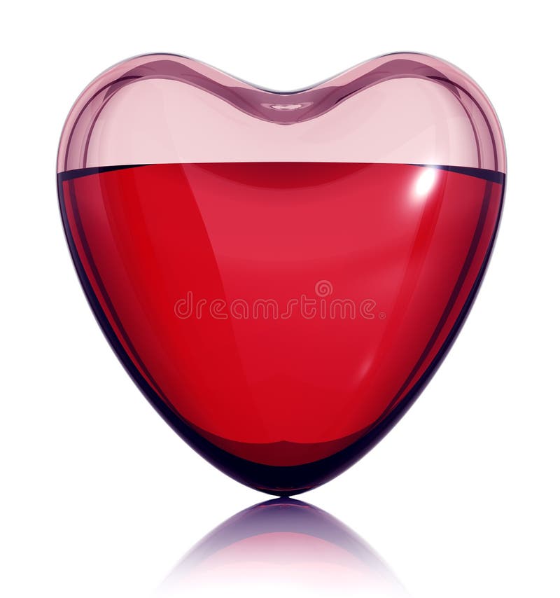 Heart filled with love stock illustration. Illustration of blood - 18217025