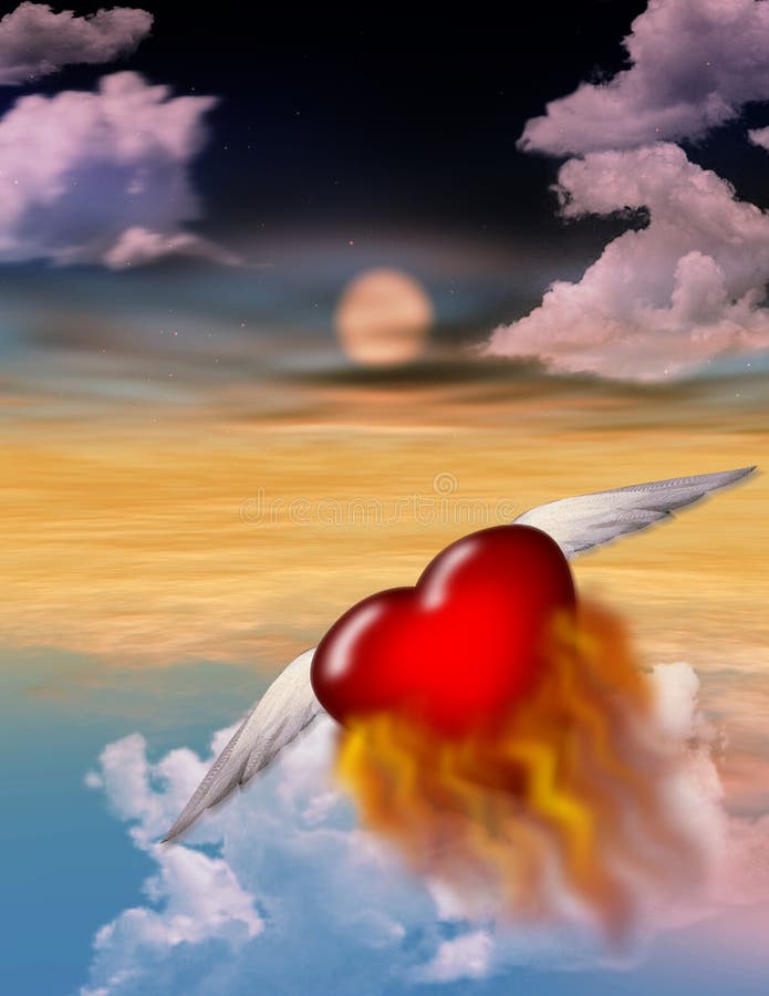 Moonlight on Water stock illustration. Illustration of flowing - 5151460