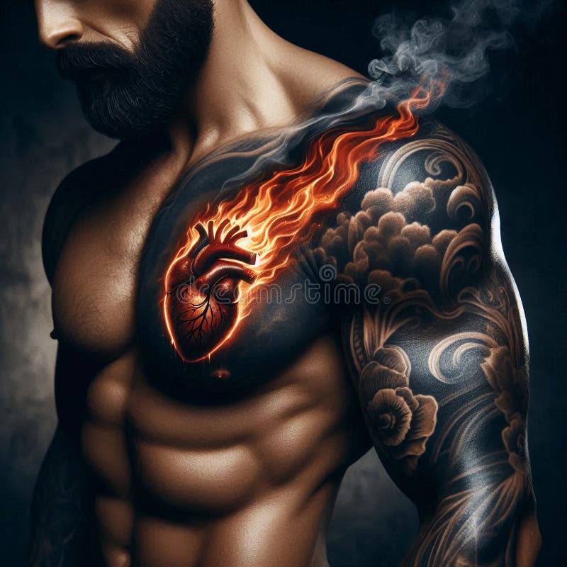 Om Fire Tattoos Newest Tattoo Yall#fyp #wildfire #forest #tattoo