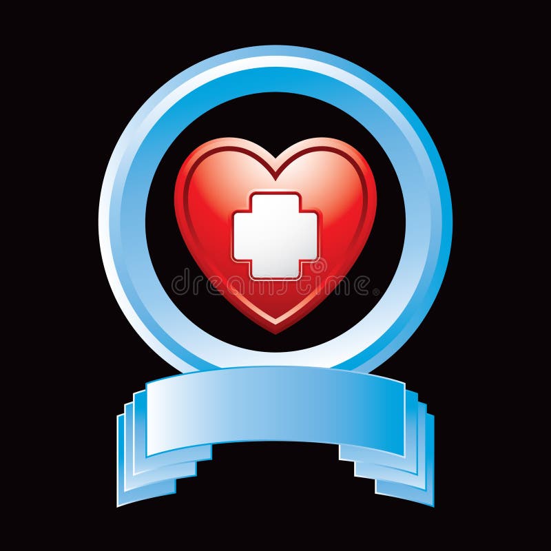 Heart First Aid Icon Blue Display Stock Illustrations – 6 Heart First ...