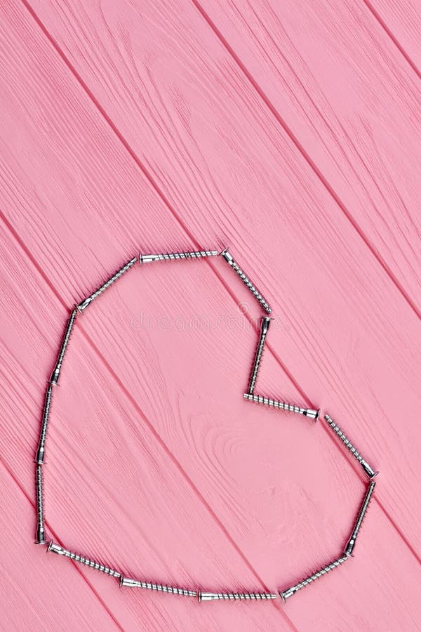 Heart Frame Formed with Hardware. Stock Image - Image of industry ...