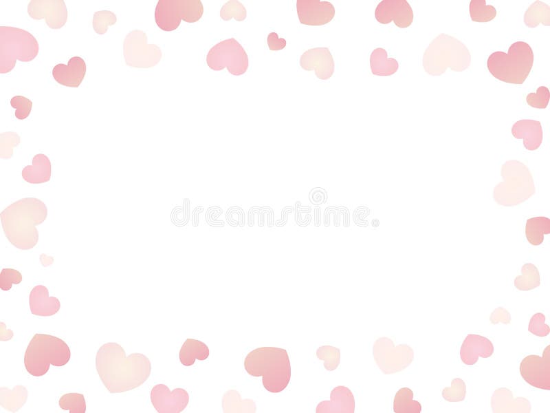 Heart frame message card stock vector. Illustration of love - 203253163