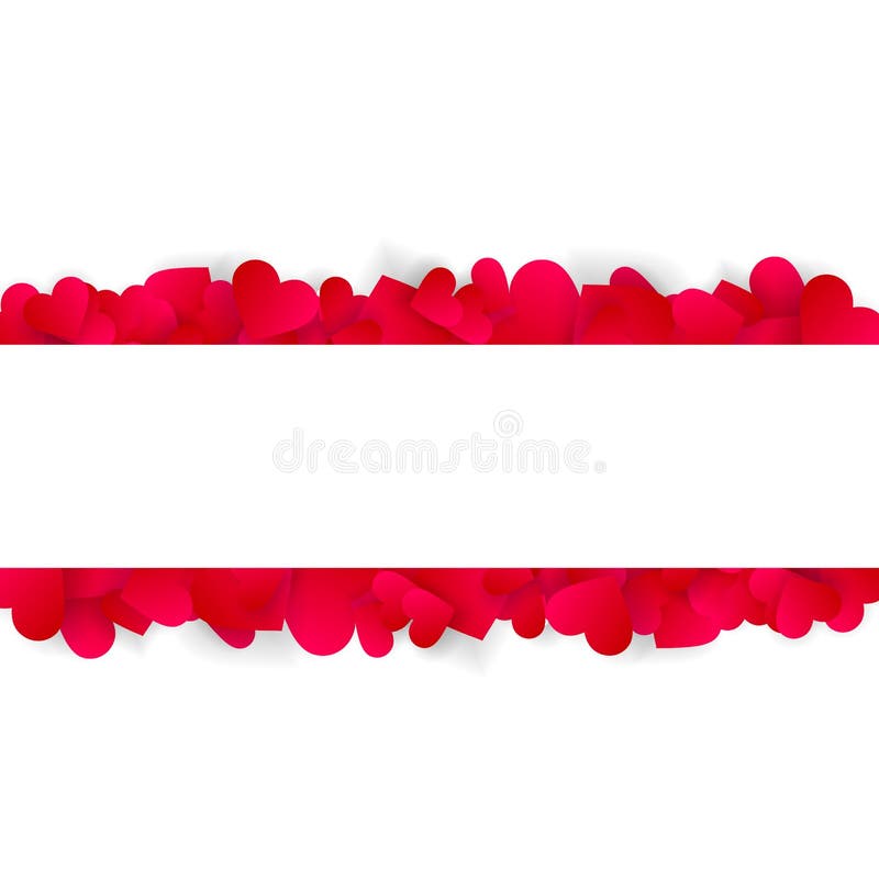 Confetti Hearts Header Stock Illustrations – 423 Confetti Hearts Header ...