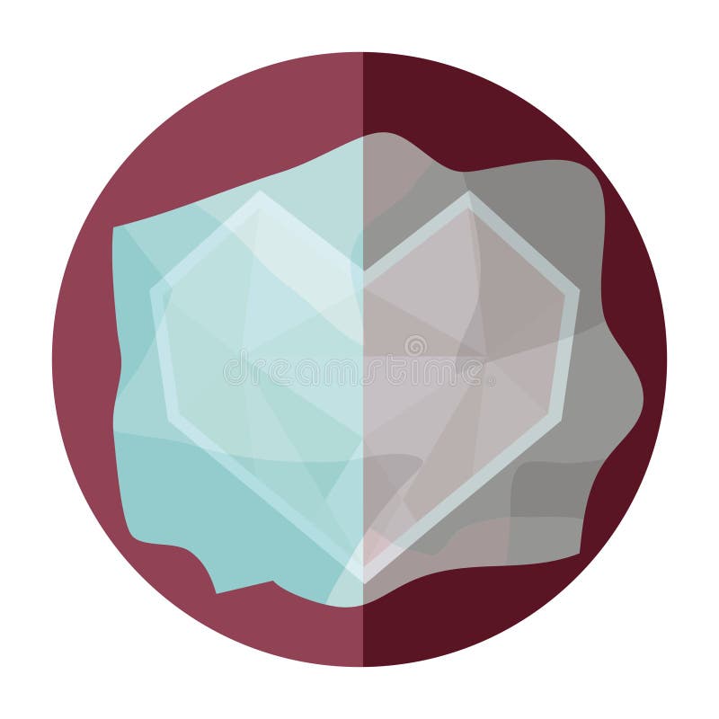 Heart Frozen. Vector Illustration Decorative Design Stock Vector ...
