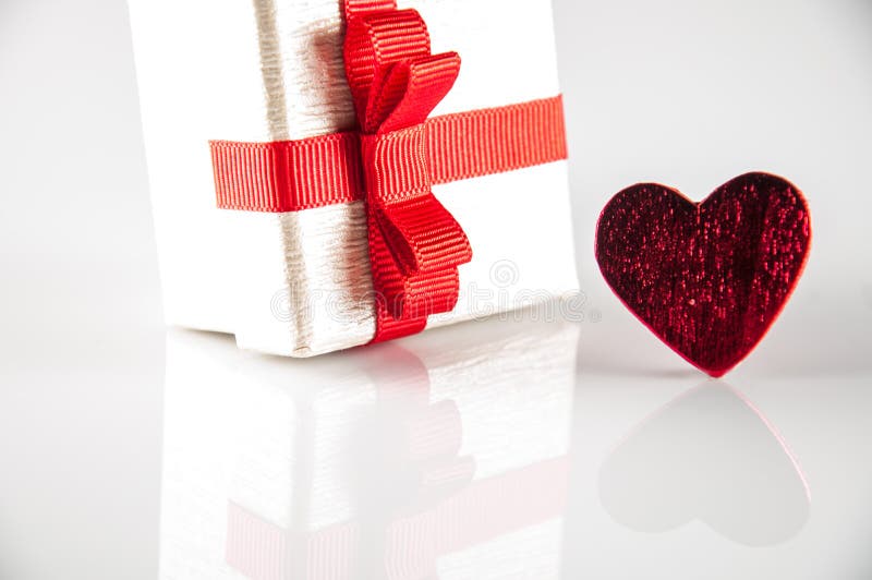 Heart and gift stock image. Image of love, greeting, concept - 37770115