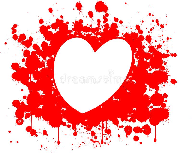 Grunge Paint Splatter Heart Stock Illustrations – 2,483 Grunge Paint ...
