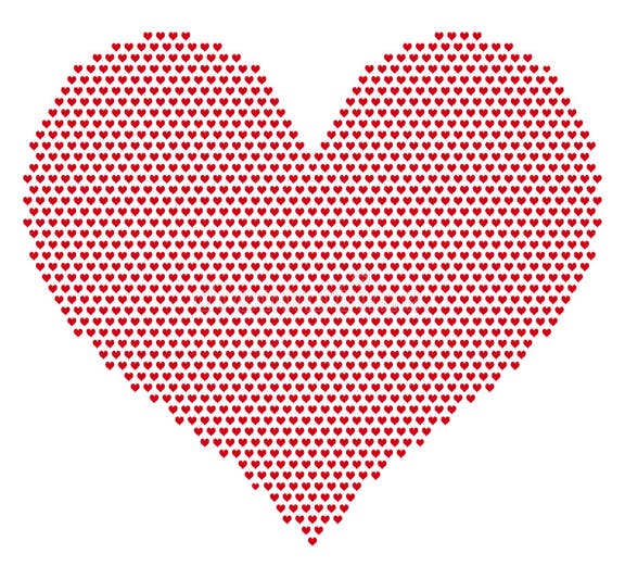 Symmetrical Heart Pattern Graphic Stock Illustrations – 2,226 ...
