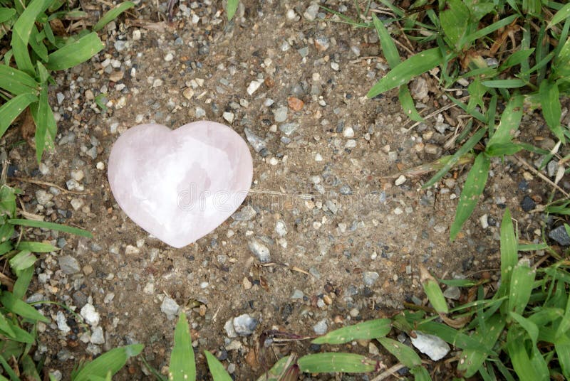 Heart on ground stock photo. Image of concept, soil, texture - 20038252
