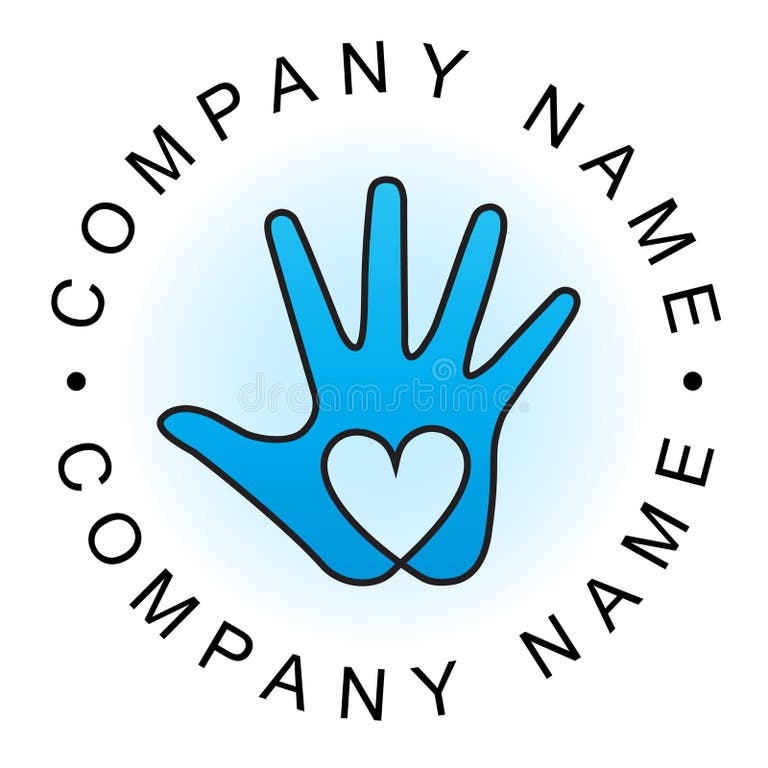 Heart Hand Logo Stock Illustrations – 102,498 Heart Hand Logo Stock ...
