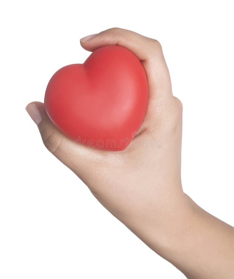 Heart in hand stock photo. Image of cheerful, gripping - 32034432