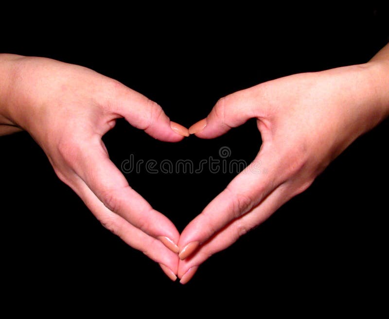 Heart Hands stock image. Image of fingernails, white - 12663651
