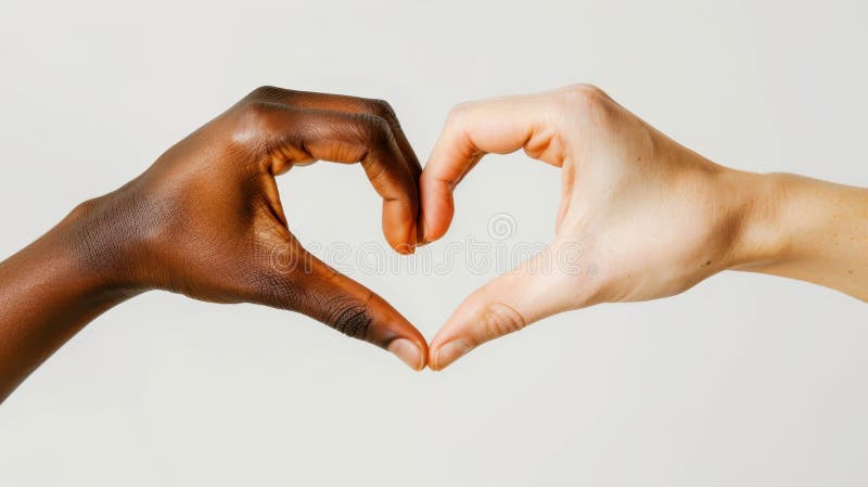 The Heart Hands Gesture.AI Generated Image Stock Image - Image of ...