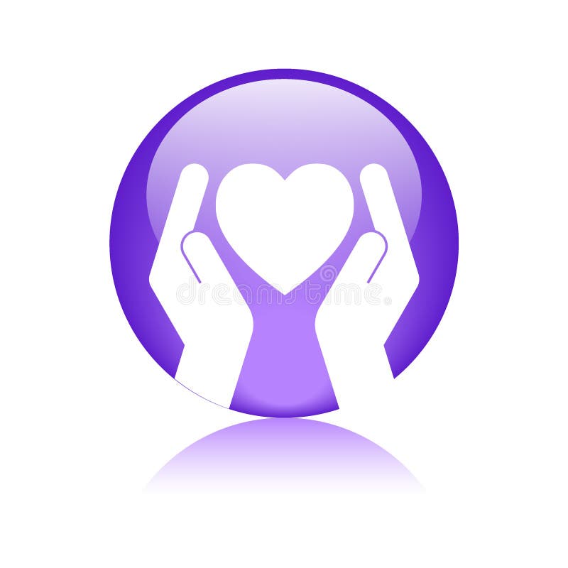 Heart Hands Around Icon Stock Illustrations – 1,324 Heart Hands Around ...