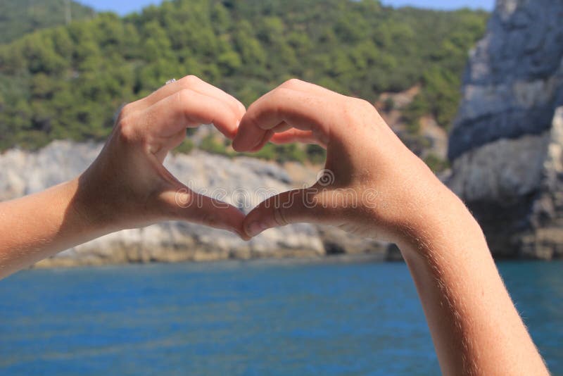 Heart with hands stock photo. Image of aegina, hands - 77222894