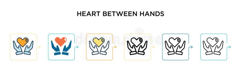 Different Heart Styles Stock Illustrations – 614 Different Heart Styles ...
