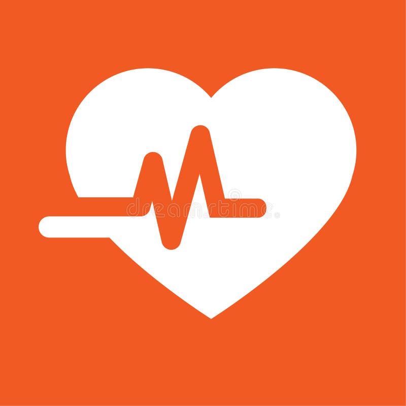 Heart Health Icon Simple Illustration Stock Illustration - Illustration ...