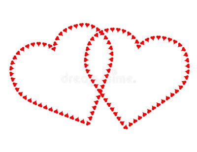 Entwined Hearts Stock Illustrations – 473 Entwined Hearts Stock ...