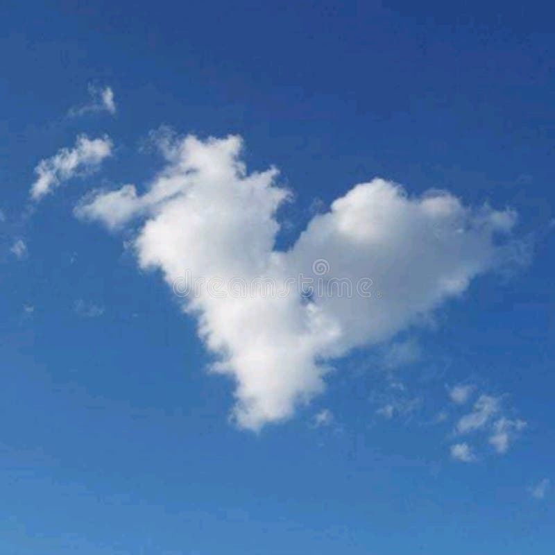 Heart from Heaven stock image. Image of heaven, clear - 135206223