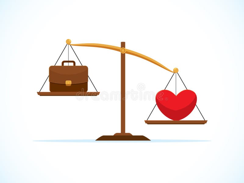 Balance Work Heart Stock Illustrations – 543 Balance Work Heart Stock ...