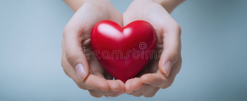 The Heart Held Gently in Loving Hands Symbolizing Kindness and ...