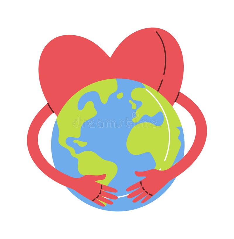 Hand Hugging Earth Stock Illustrations – 485 Hand Hugging Earth Stock ...