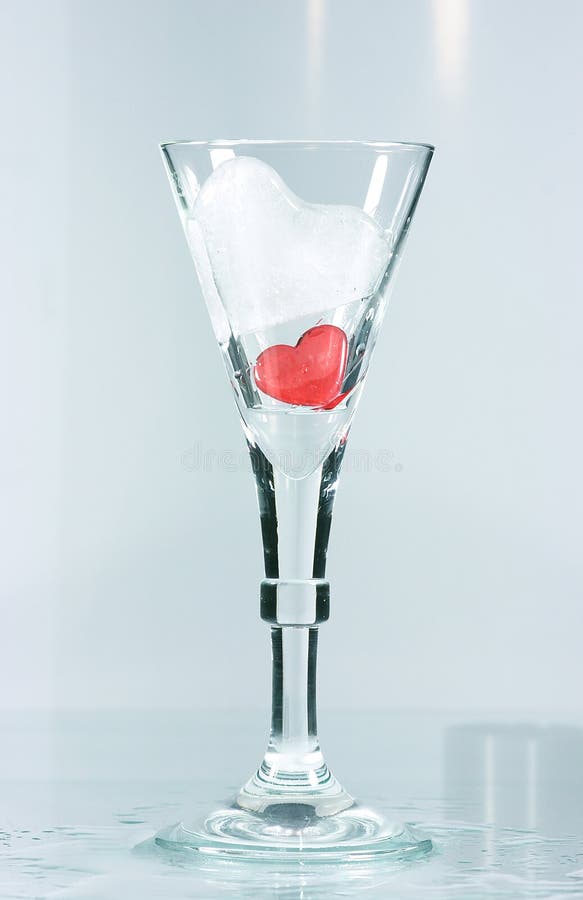 Heart of ice stock photo. Image of hearts, inside, abstract - 881080