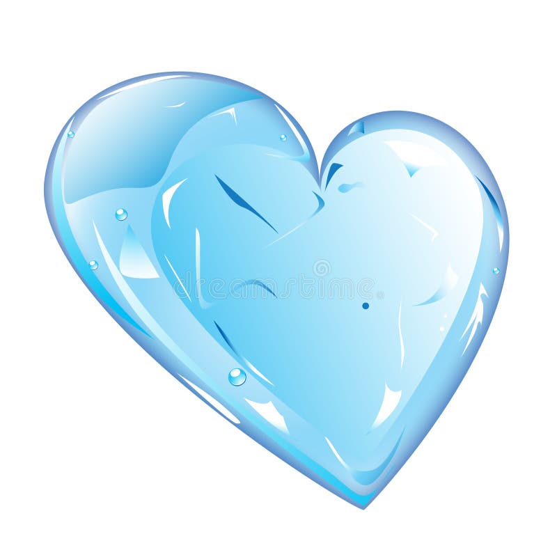 Heart of ice stock illustration. Illustration of decoration - 36900196