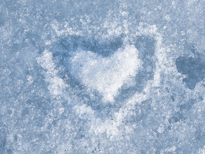 Heart of ice stock image. Image of white, romantic, bright - 51335937