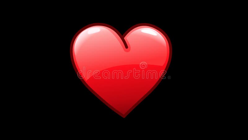 Heart icon animation stock video. Video of anima, footage - 125288185