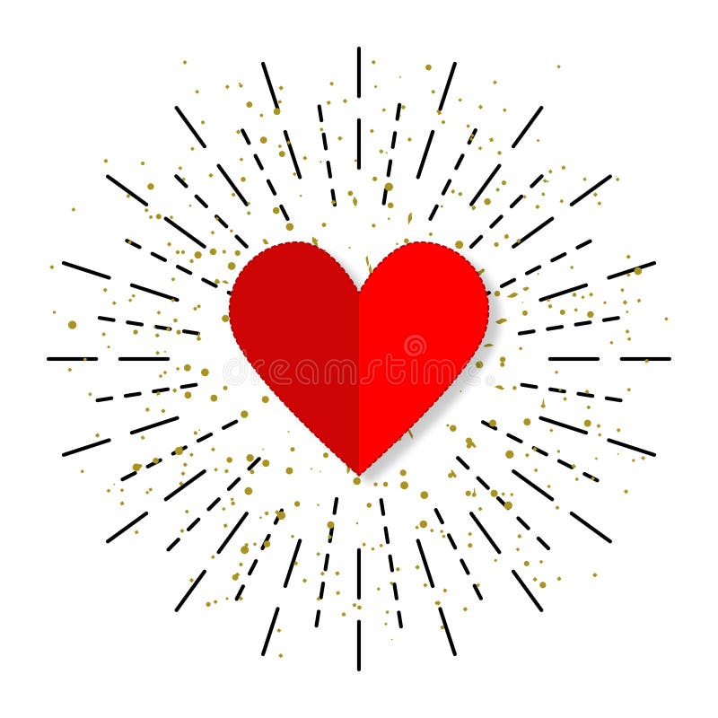 Starburst Heart Illustration Stock Illustrations – 1,009 Starburst ...