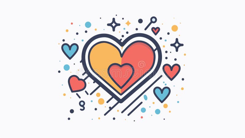 Heart Icon for Interaction Design - Creative Vector Symbol for UI/UX ...