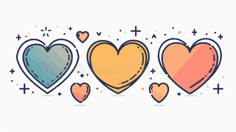 Heart Icon for Interaction Design - Creative Vector Symbol for UI/UX ...