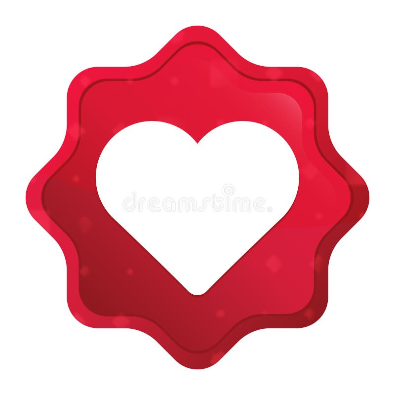 Heart on starburst stock vector. Illustration of starry - 7619152