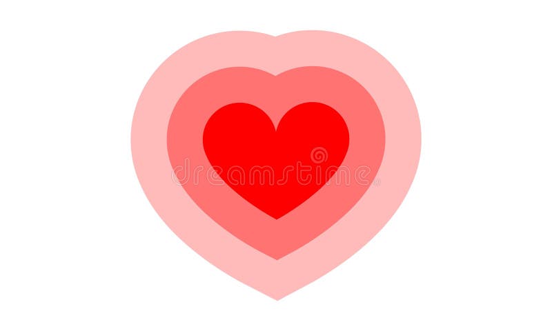Heart Icon, Romance Love Simple Symbol. Vector Illustration Stock ...