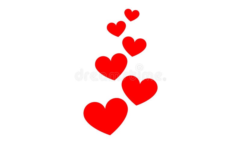 Heart Icon, Romance Love Simple Symbol. Vector Illustration Stock ...