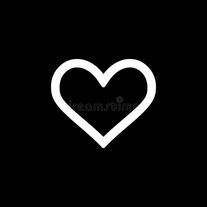 Heart Icon for Simple Flat Style Ui Design Stock Vector - Illustration ...