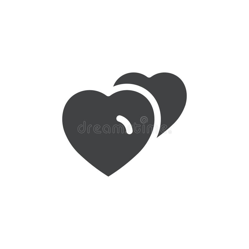 Heart Icon Simple Vector Symbol Stock Vector - Illustration of simple ...